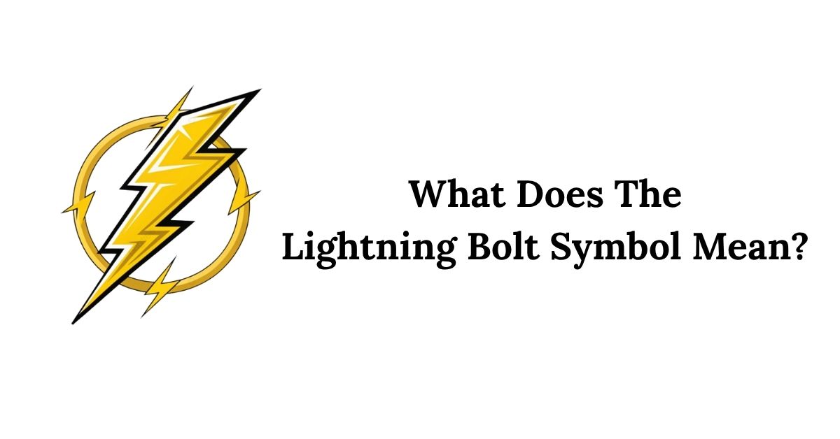 What Does The Lightning Bolt Symbol Mean? | Icons Decoded Fast